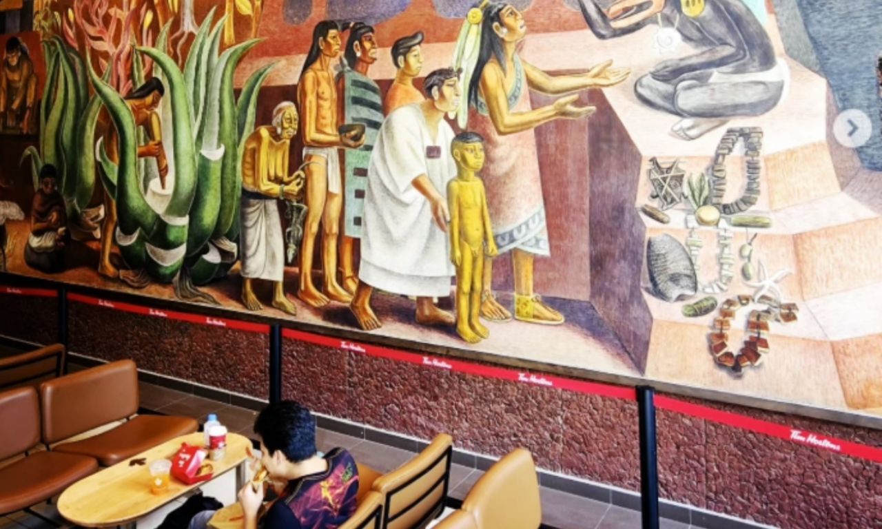 La cafetería canadiense que resguarda un tesoro de José Chávez Morado