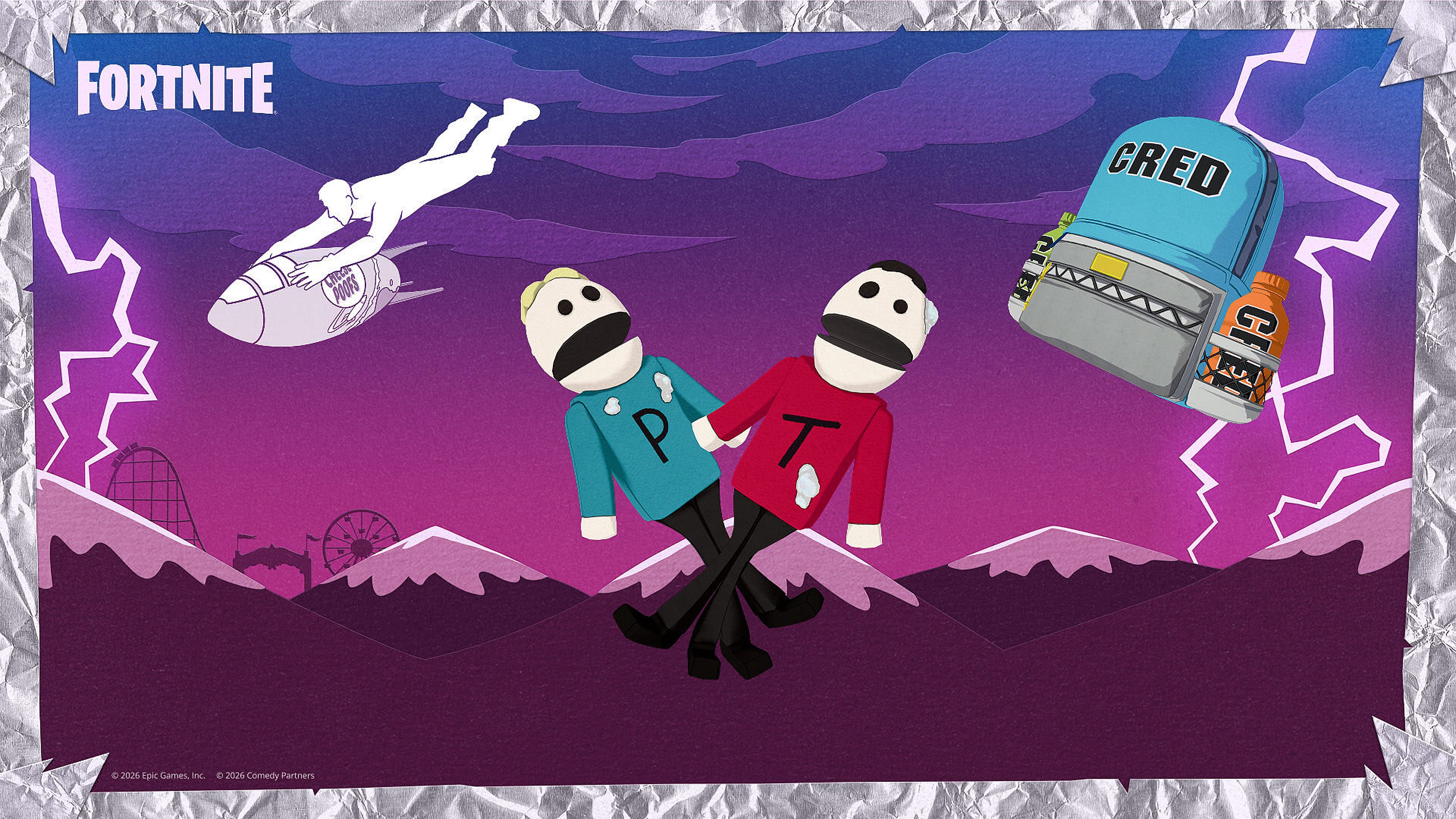 All South Park mini pass rewards in Fortnite