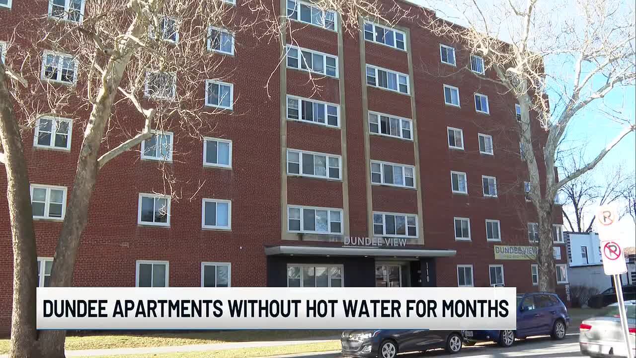 Dundee neighborhood apartment residents without hot water for months