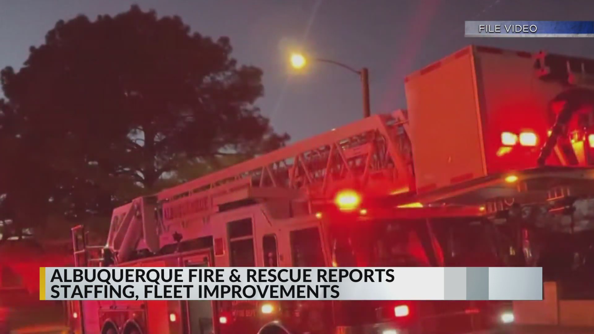 Albuquerque Fire Rescue seeing improvement in staffing and fleet numbers