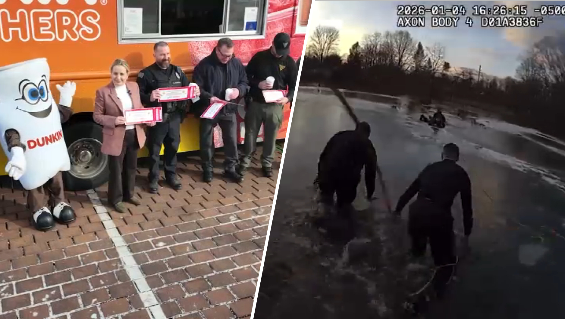 NJ officers surprised with Eagles tickets for saving boy who fell ...