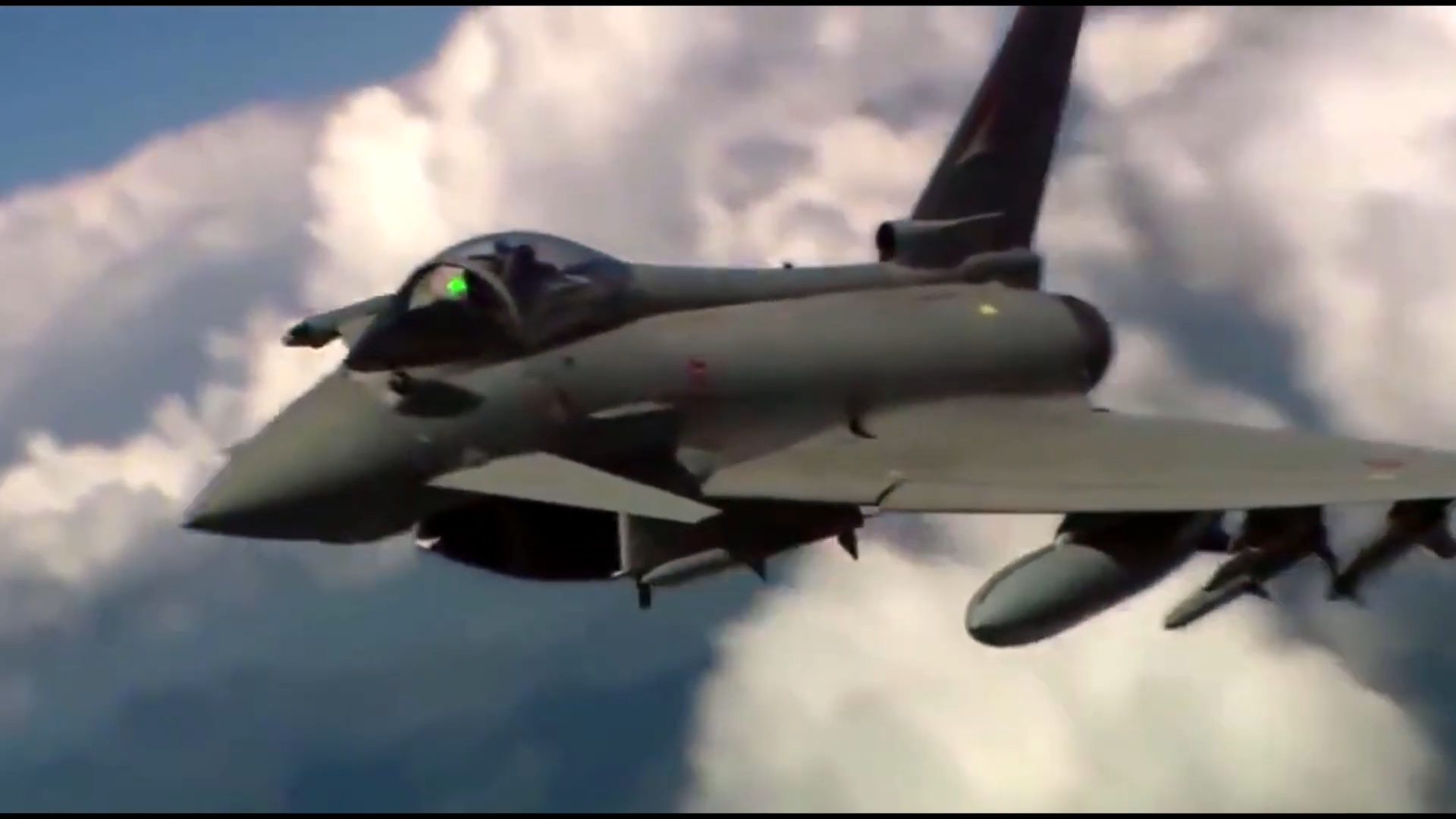 Footage of typhoon in real action
