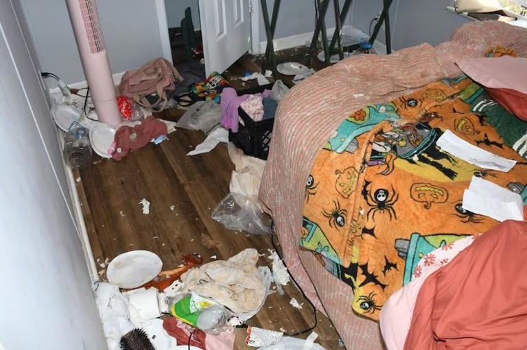 Girl abandoned in filthy home with 7 dogs after parents move to Florida ...