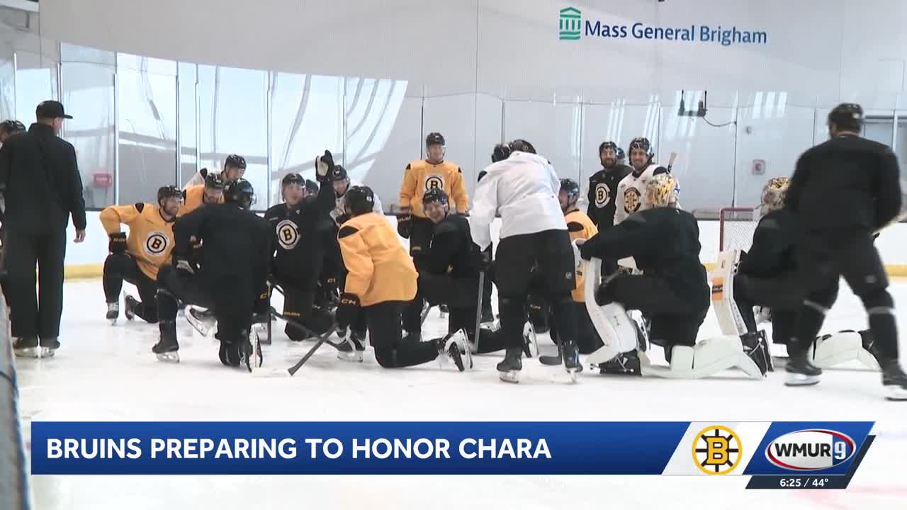 Bruins prepare to honor Chara