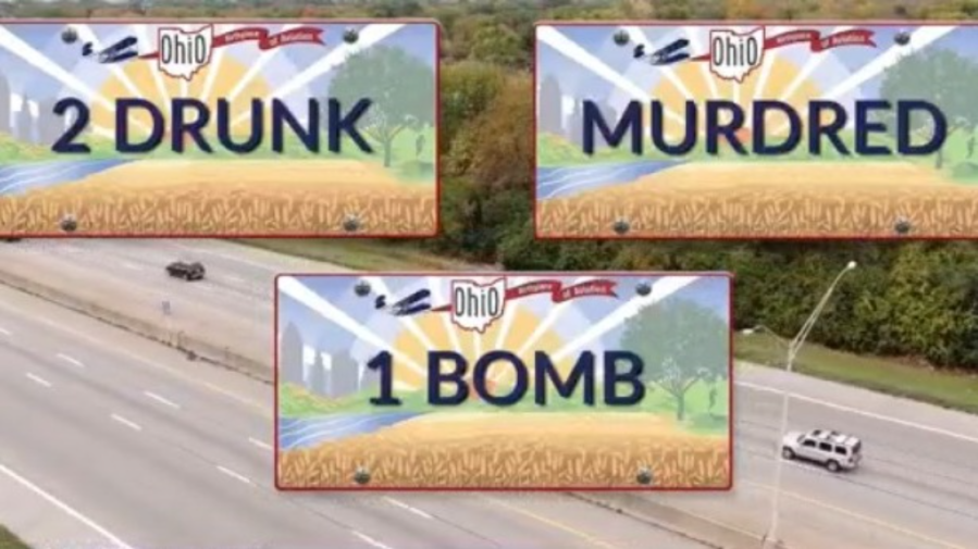 'On meth:' See rejected Ohio license plates from the past year