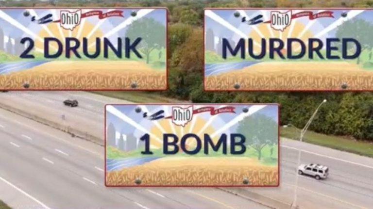 'On meth:' See rejected Ohio license plates from the past year