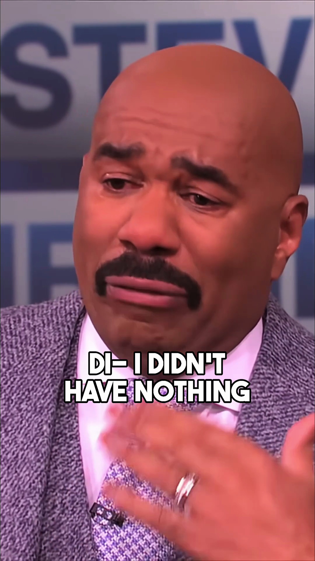 A birthday surprise brings Steve Harvey to tears