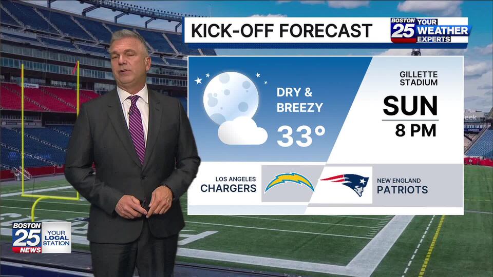 Boston 25 Friday late night weather forecast