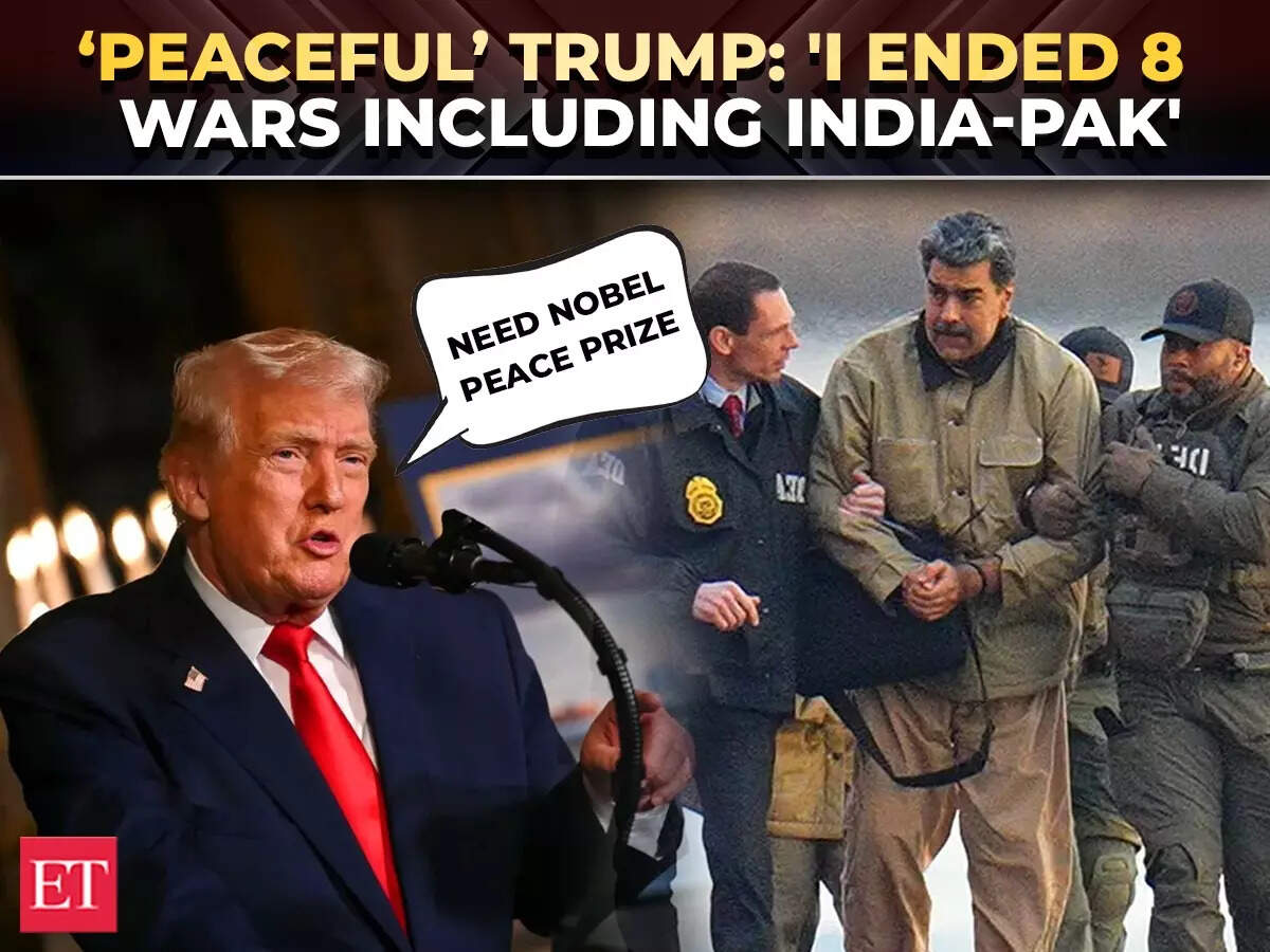 Trump talks peace, threatens force on Iran and Greenland in same breath