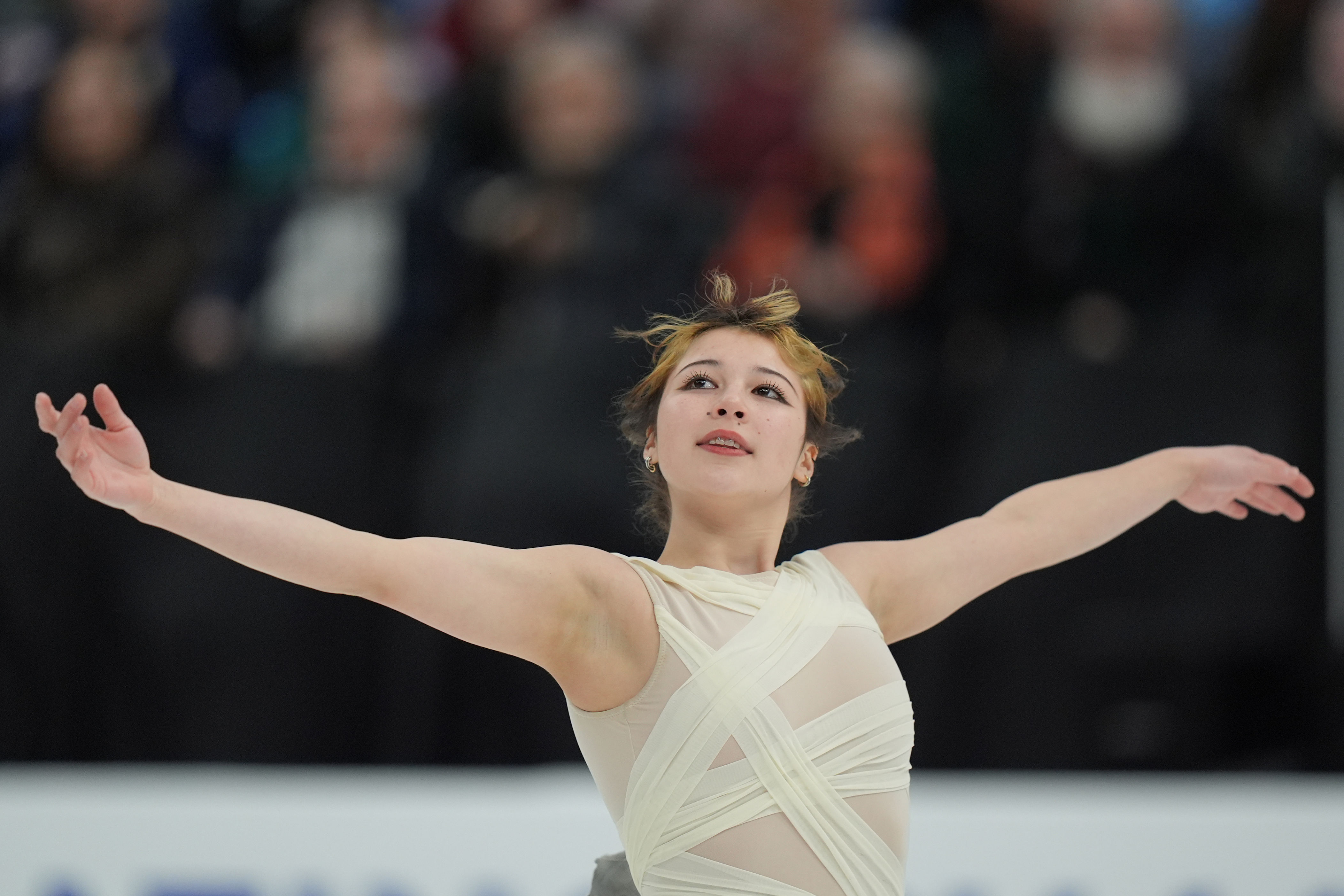 Amber Glenn, Alysa Liu prepare for Olympics with medal-winning skates ...
