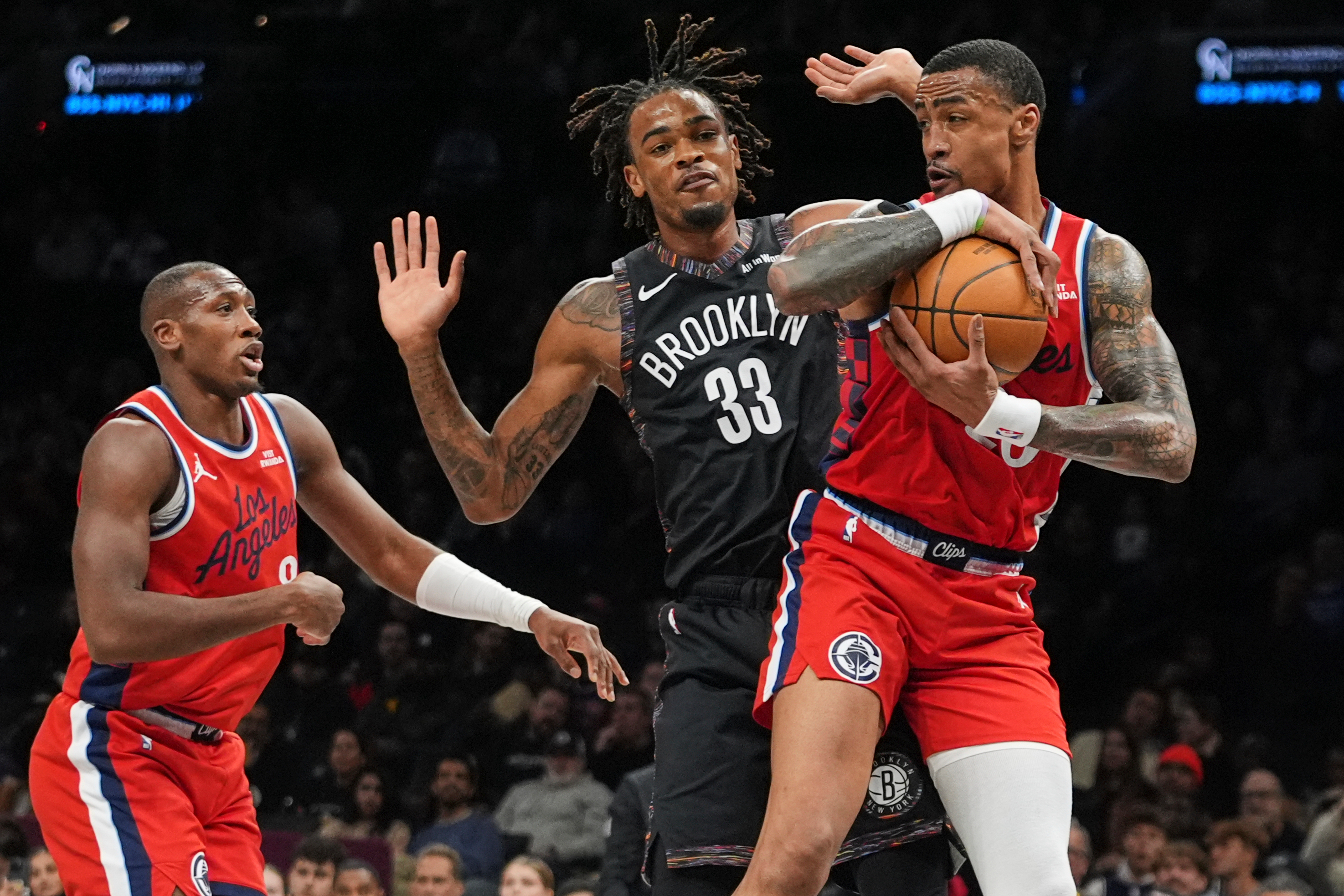 Harden scores 31, Leonard has 26 and the Clippers beat the Nets 121-105