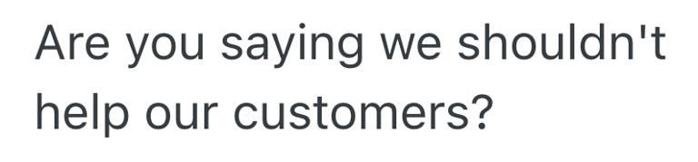 Employee gets a condescending response after she sends a change info ...