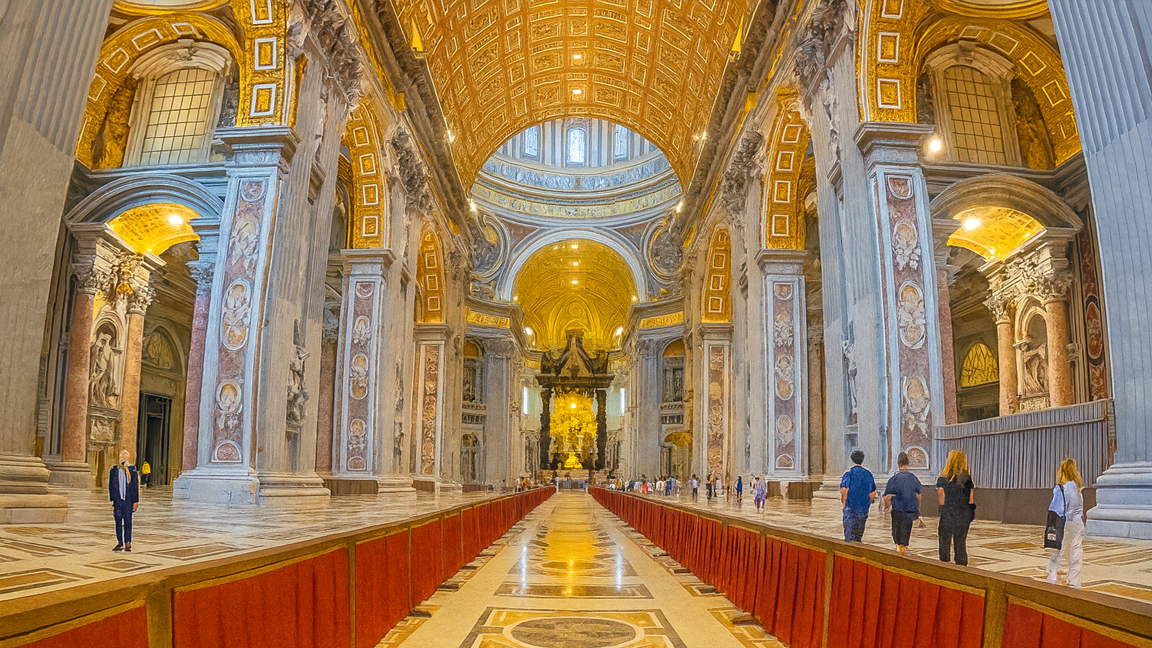 Inside the world’s largest church interior