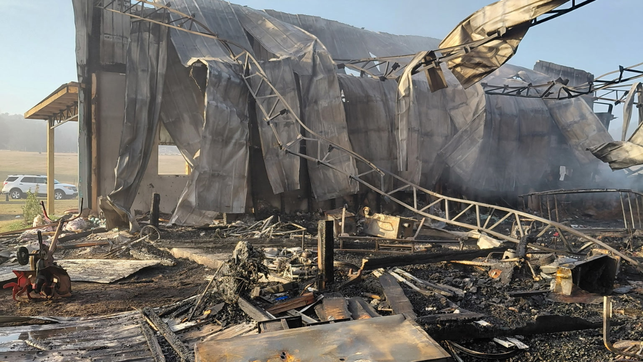 Brooksville family loses hay, farm equipment after barn fire on ...