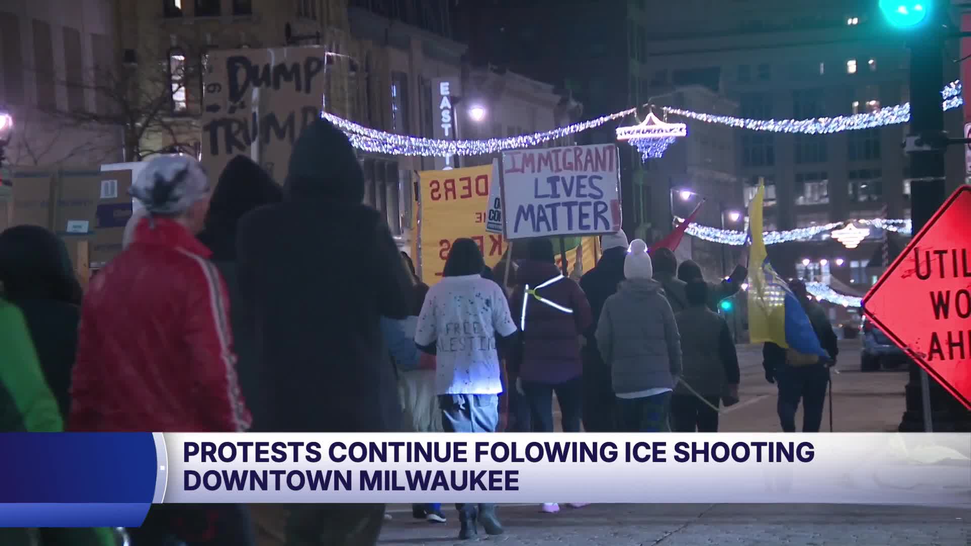 Hundreds protest in Milwaukee following Minneapolis shooting during ICE ...