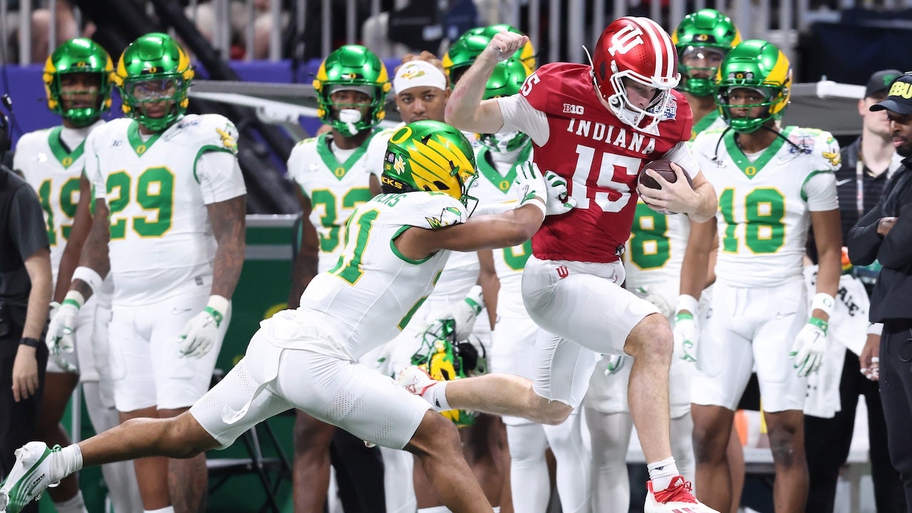 Indiana crushes Oregon to advance to first championship game in program ...