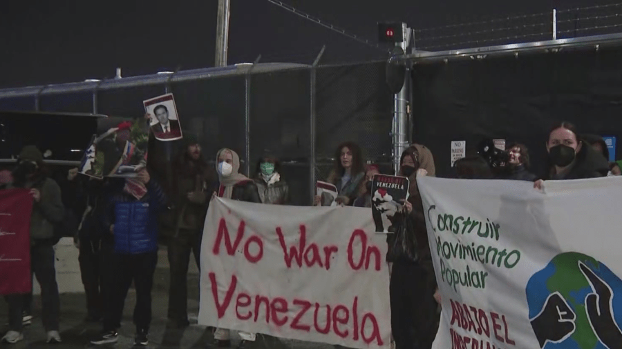 Tension rises as protesters rally against Maduro’s detention in Brooklyn
