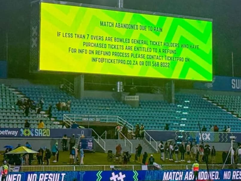 Durban's Super Giants, Sunrisers Eastern Cape share points after match ...