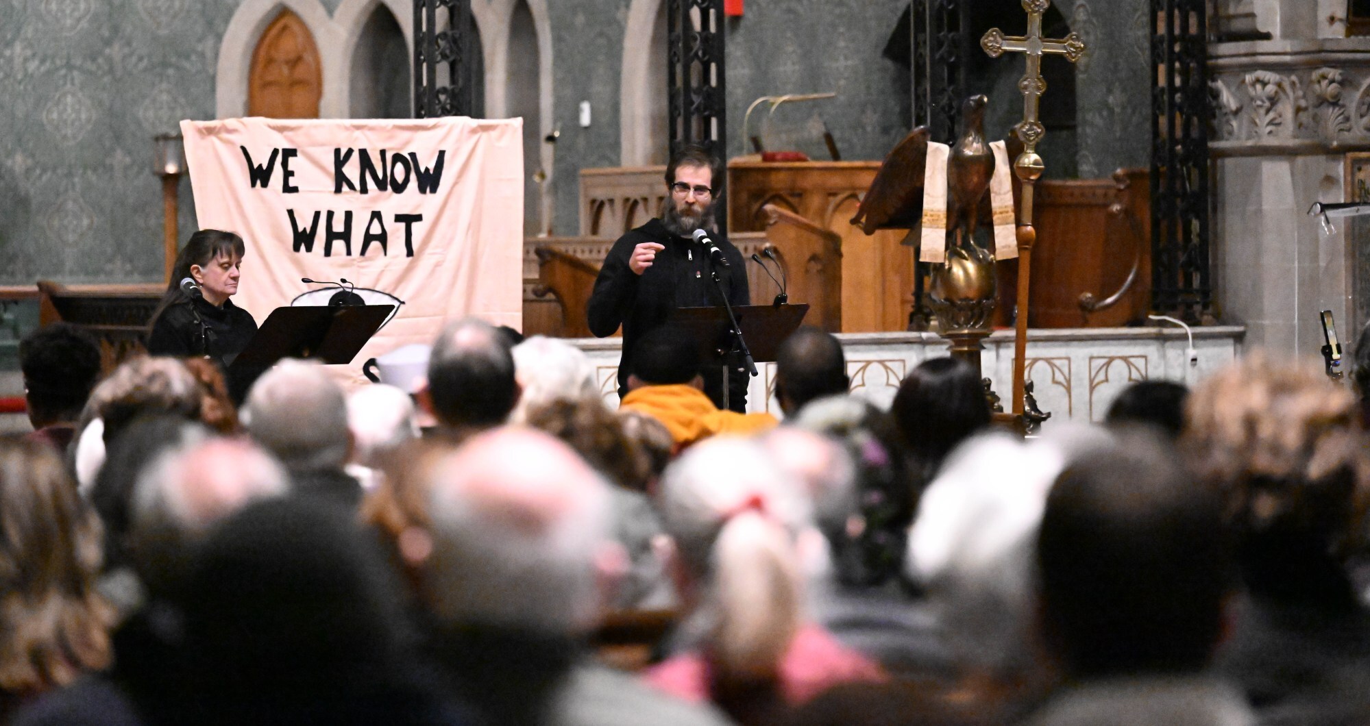 Vigil for Renee Good held in Bethlehem | Photos