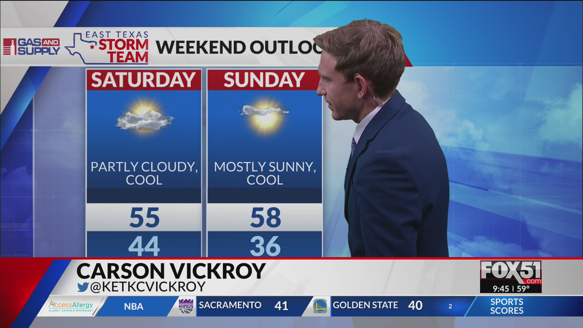 Friday night forecast: 1/9/26