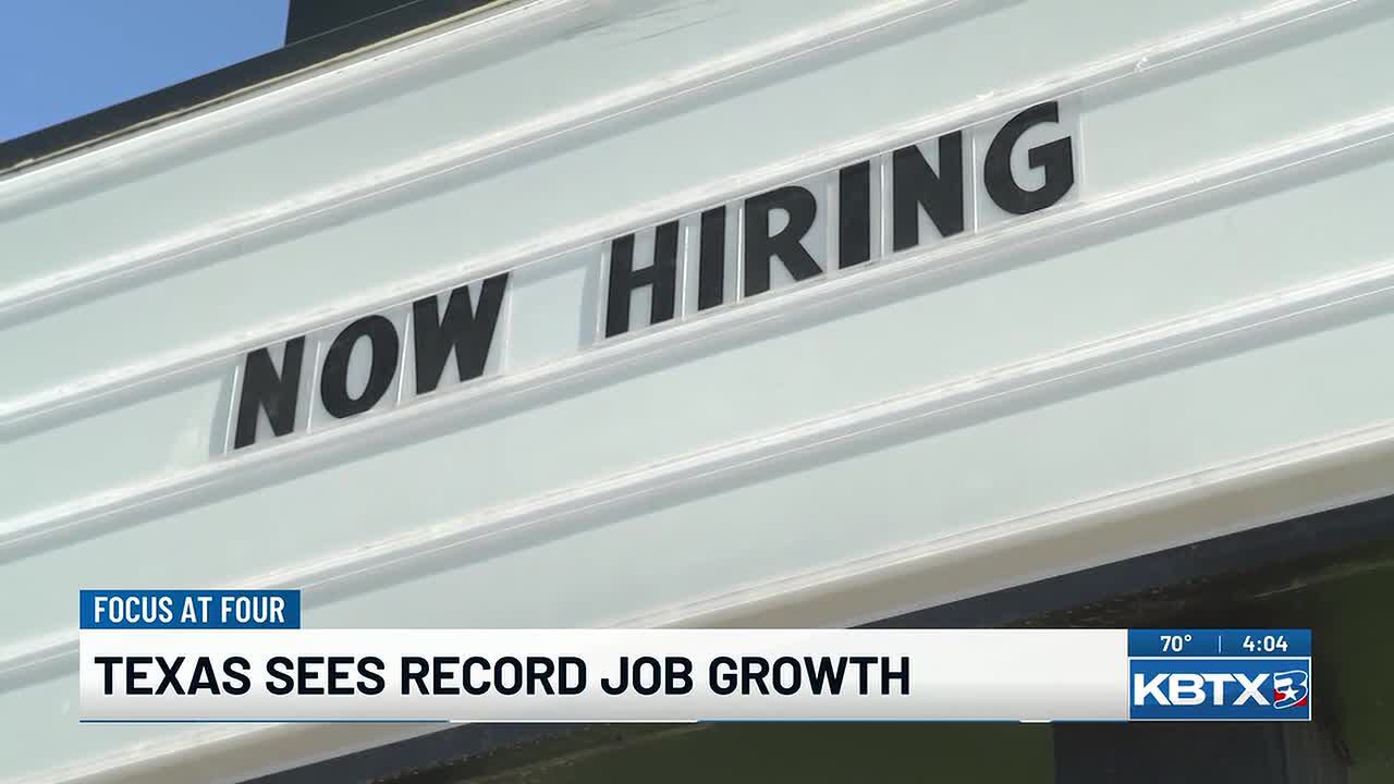 Focus at Four: Texas sees historic job growth in 2025