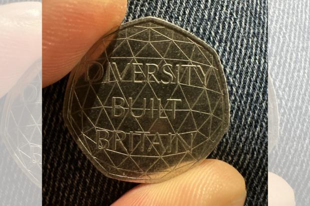 Rare 50p coin is being sold by Warrington resident for more than £4,000