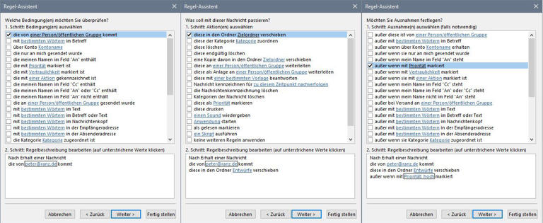 Outlook-Regel erstellen: So sortiert ihr eure E-Mails automatisch