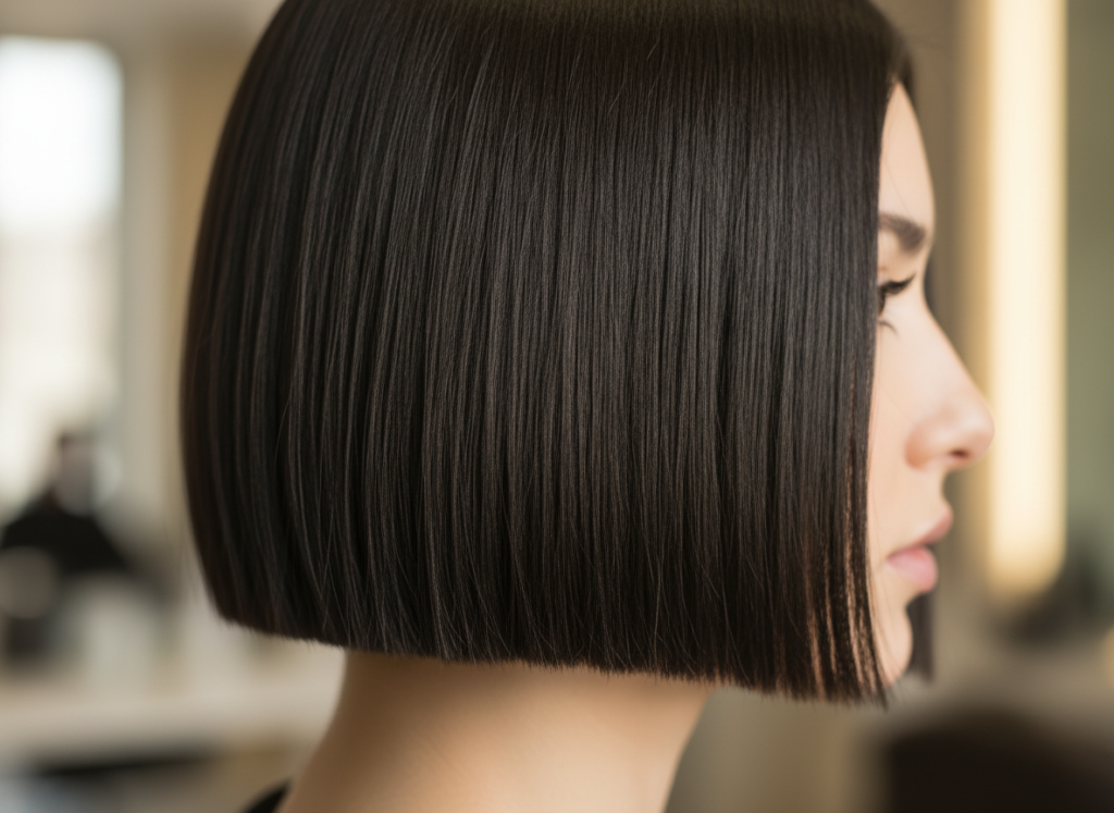 Why the lob works better than long hair for curvy face shapes