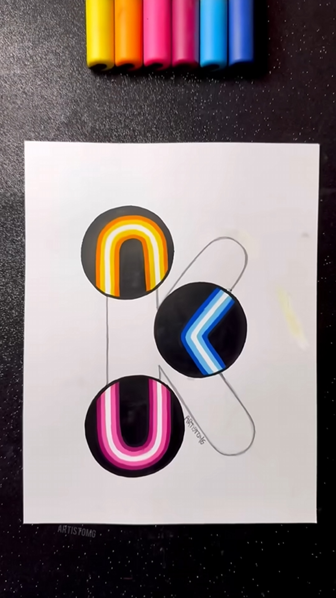 Creating the letter K with glow art effects