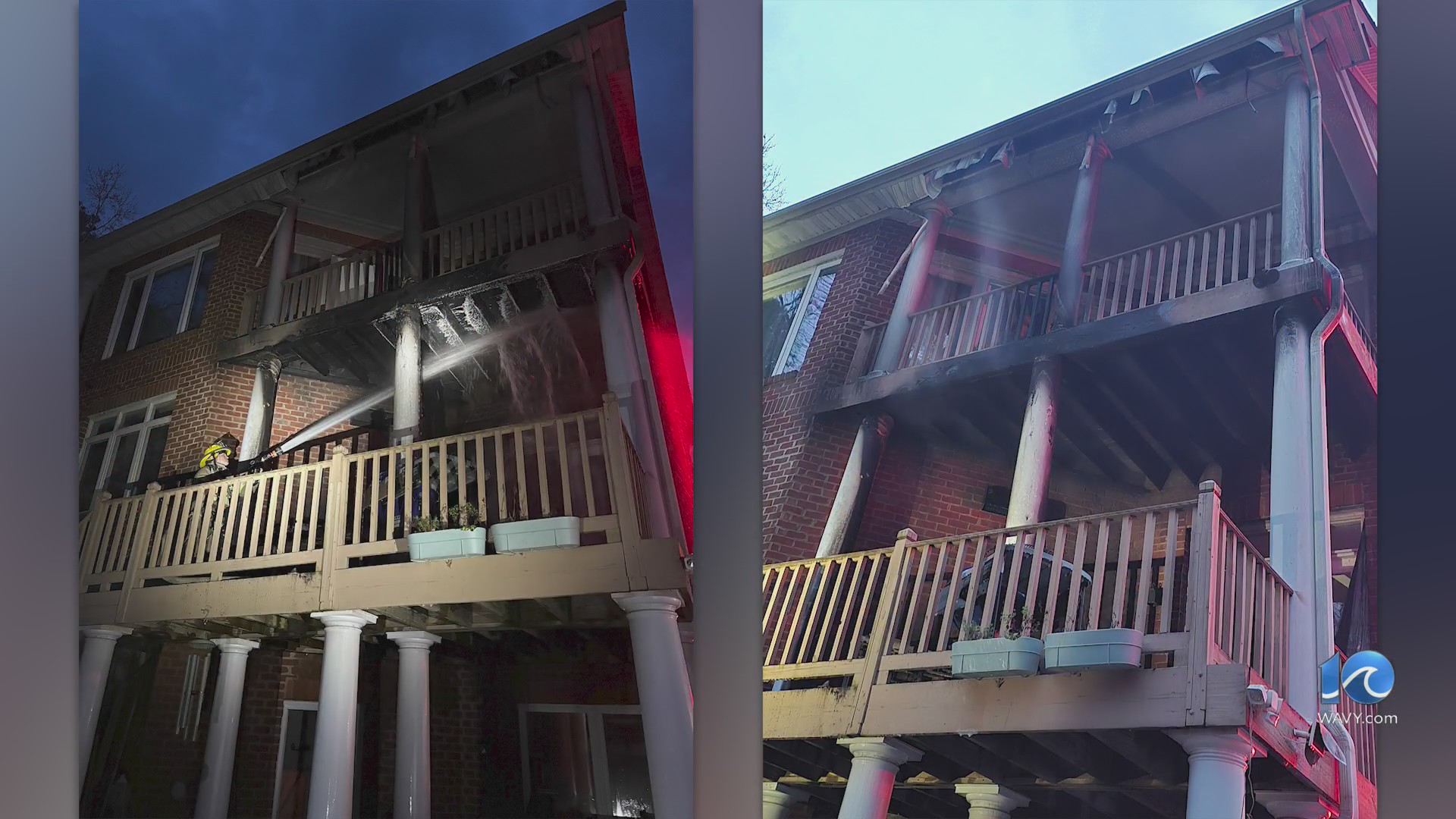 Fire injures one in Yorktown fire