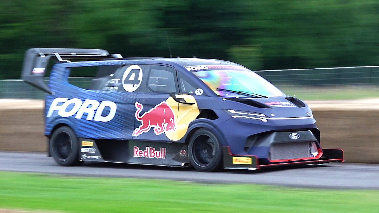 Ford SuperVan 4 electric beast shows insane speed