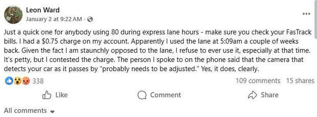 Transportation commission investigating false toll fee claims in Solano County's new express lanes