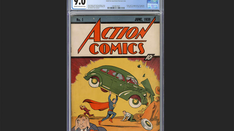 Er gehörte einem berühmten Schauspieler - „Superman“-Comic für 13 ...