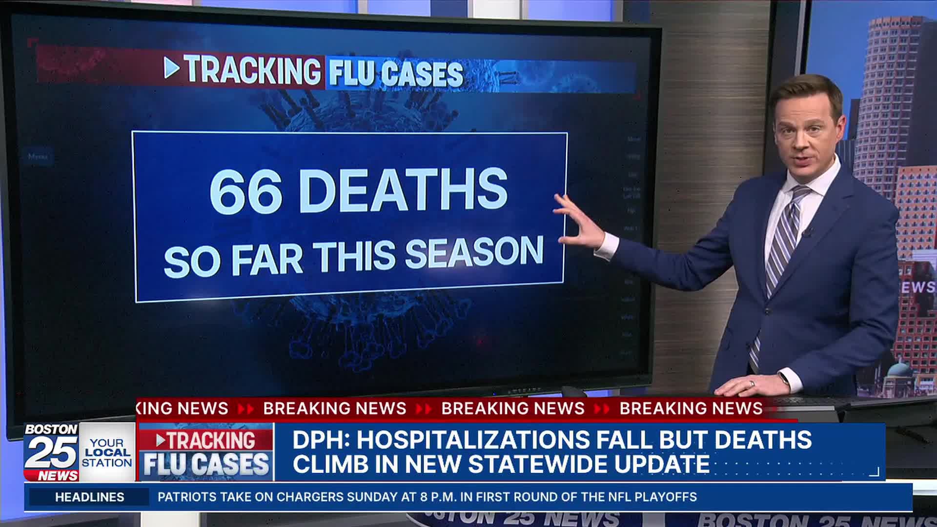 Flu deaths jump as hospitalizations fall in Massachusetts