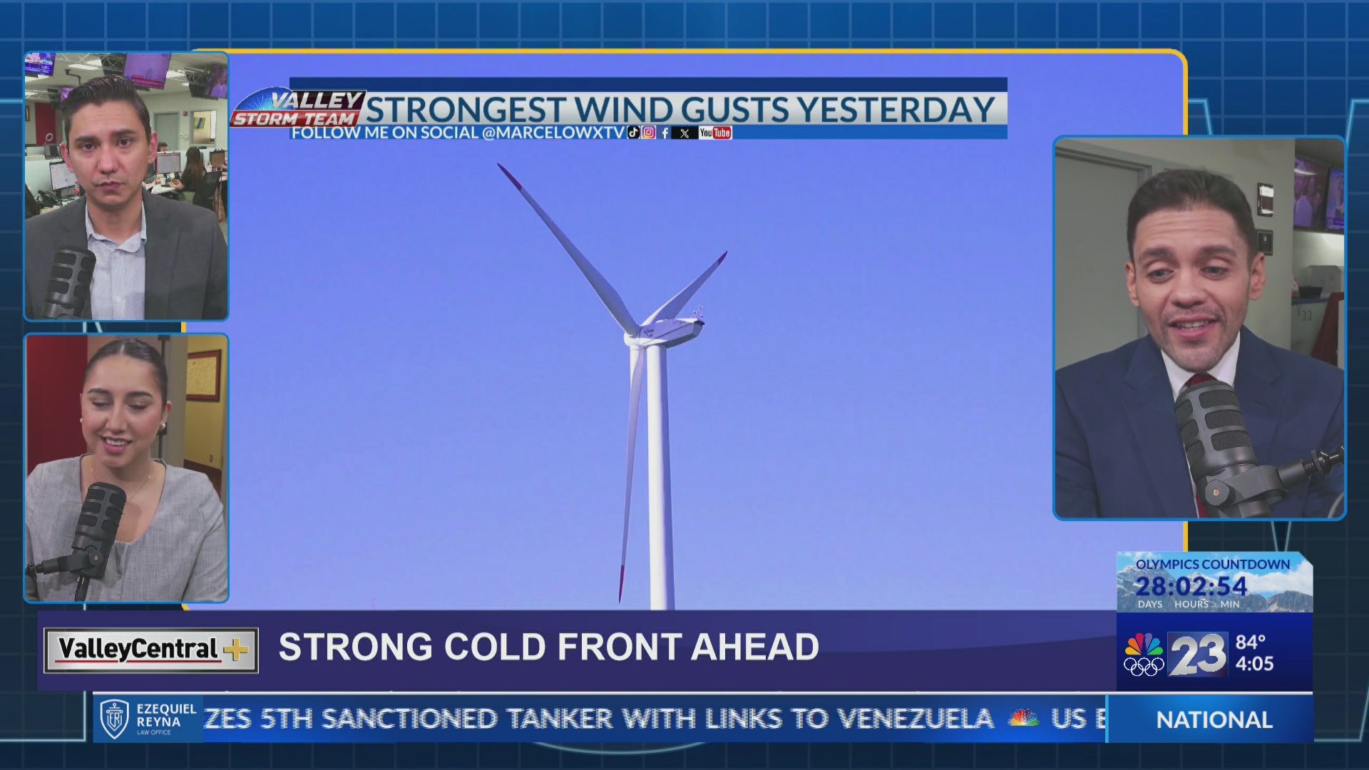 Cold front approaching