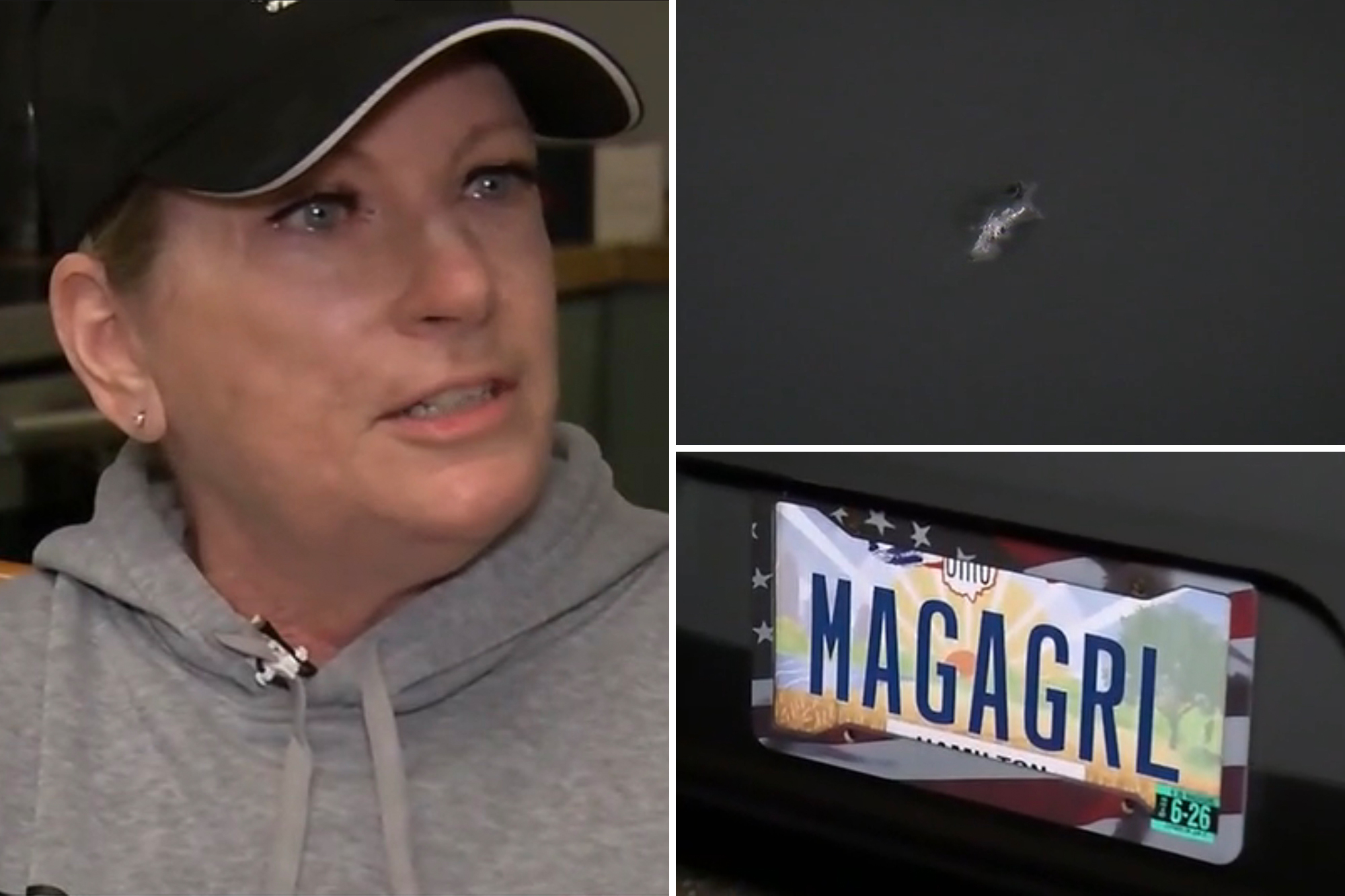 Ohio woman believes Trump-supporting license plate made her car a ...