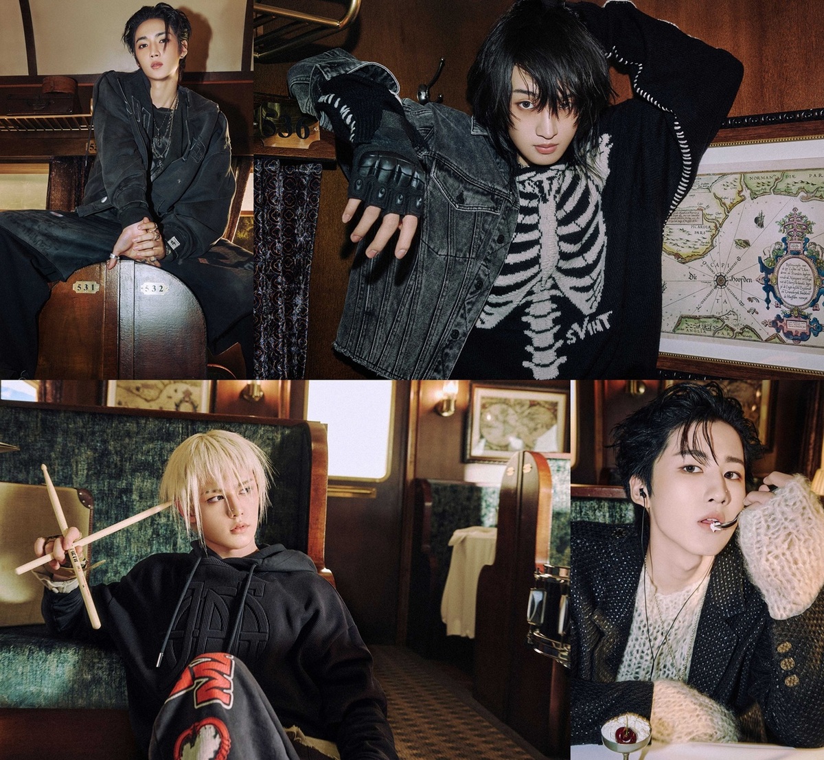 'FNC 신인 밴드' AxMxP, 미니 1집 콘셉트 포토 속 자유분방+당당 매력