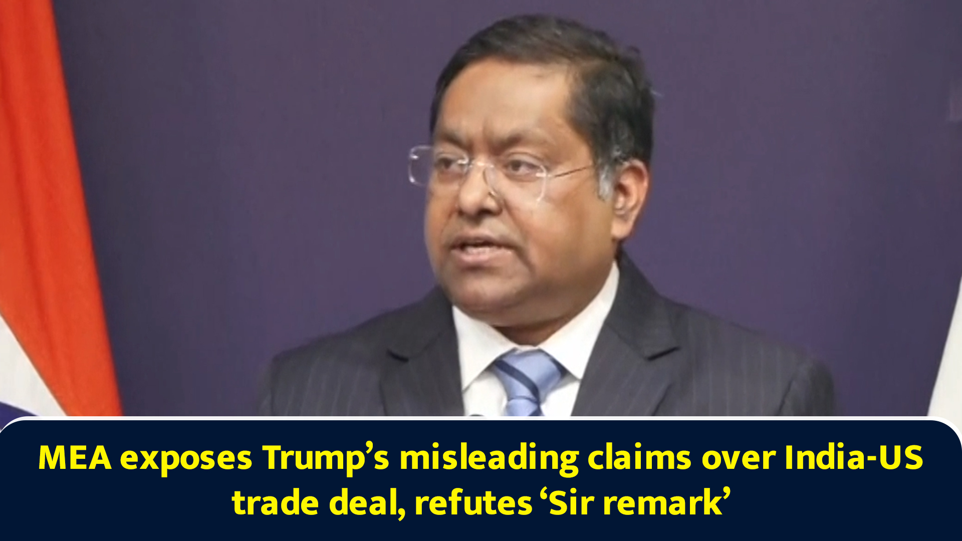 MEA exposes US President Trump’s misleading claims over India-US trade ...
