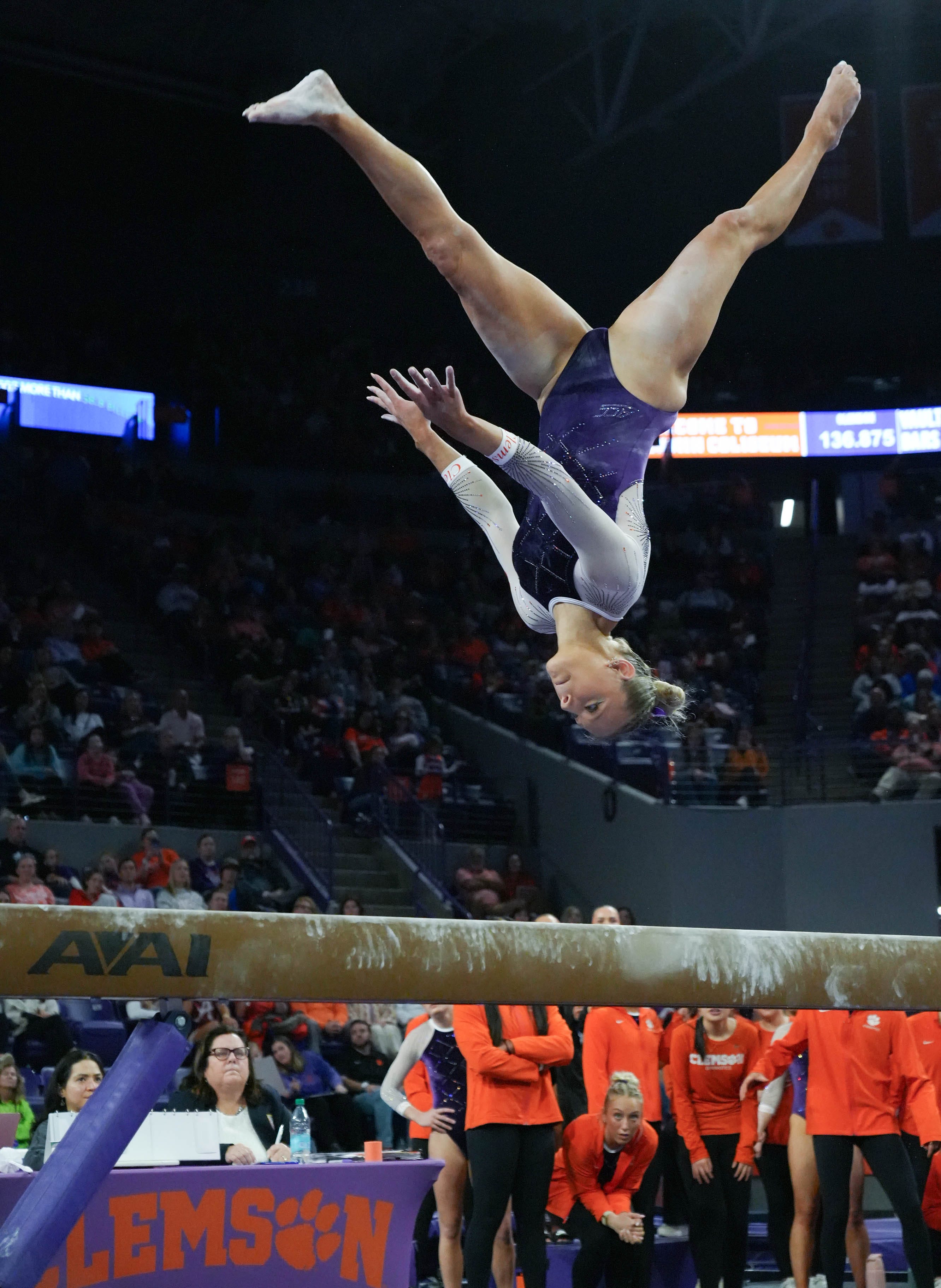 Clemson gymnastics vs North Carolina live updates, score, highlights