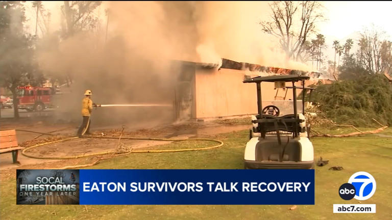 Eaton fire frustrations still smolder one year later as homeowners ...