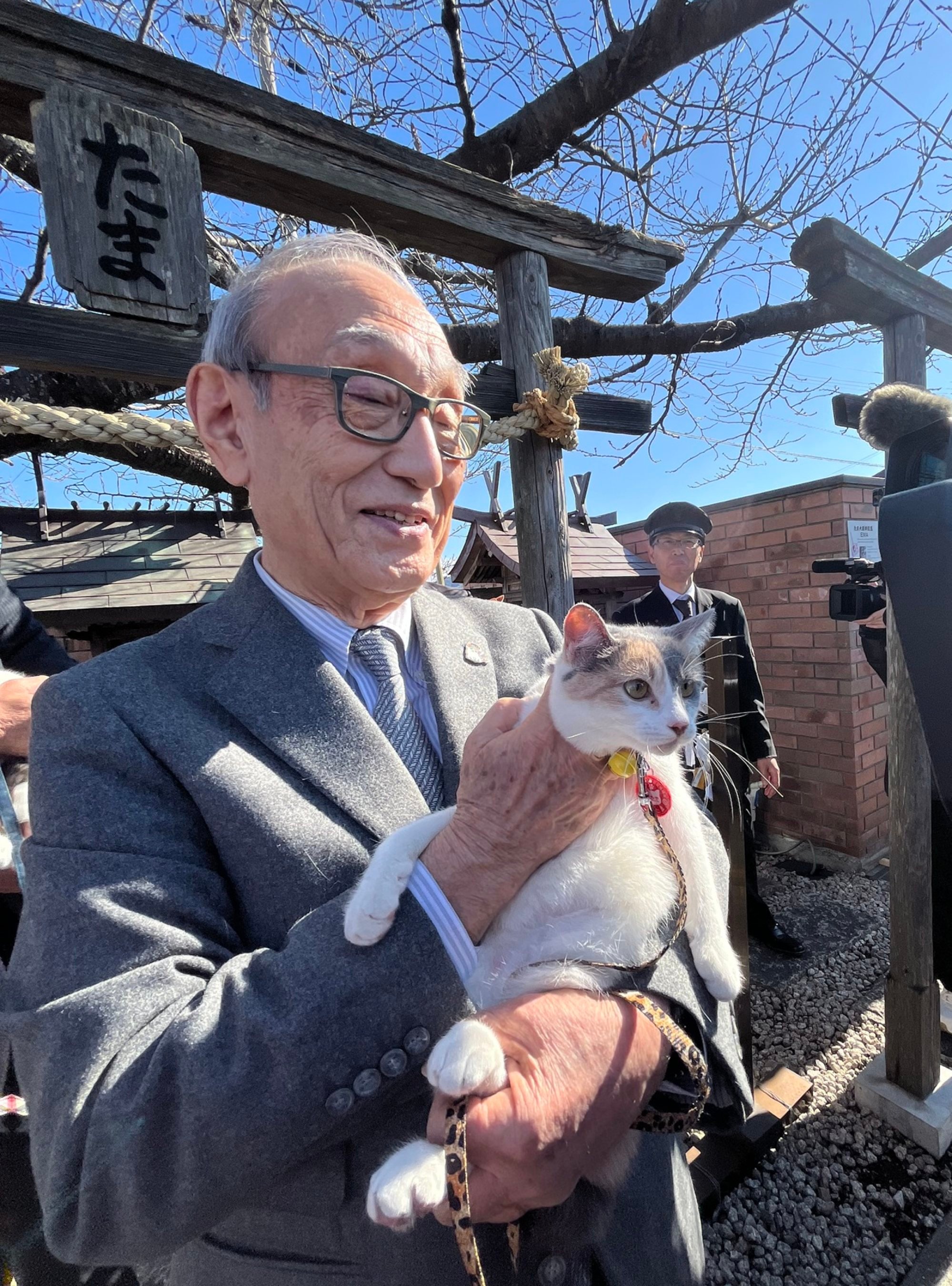 All aboard the cat train as Japan railway gets new feline stationmaster