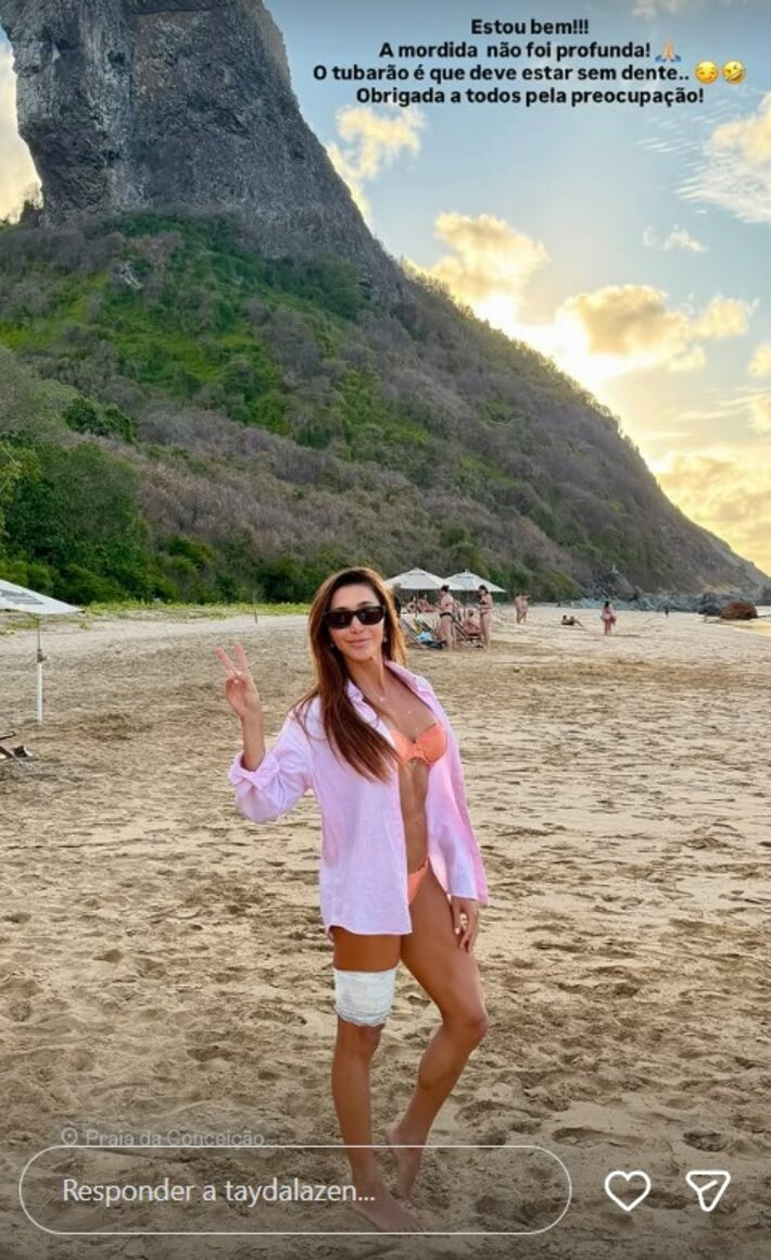 Turista de SP é mordida por tubarão ao mergulhar em Fernando de Noronha