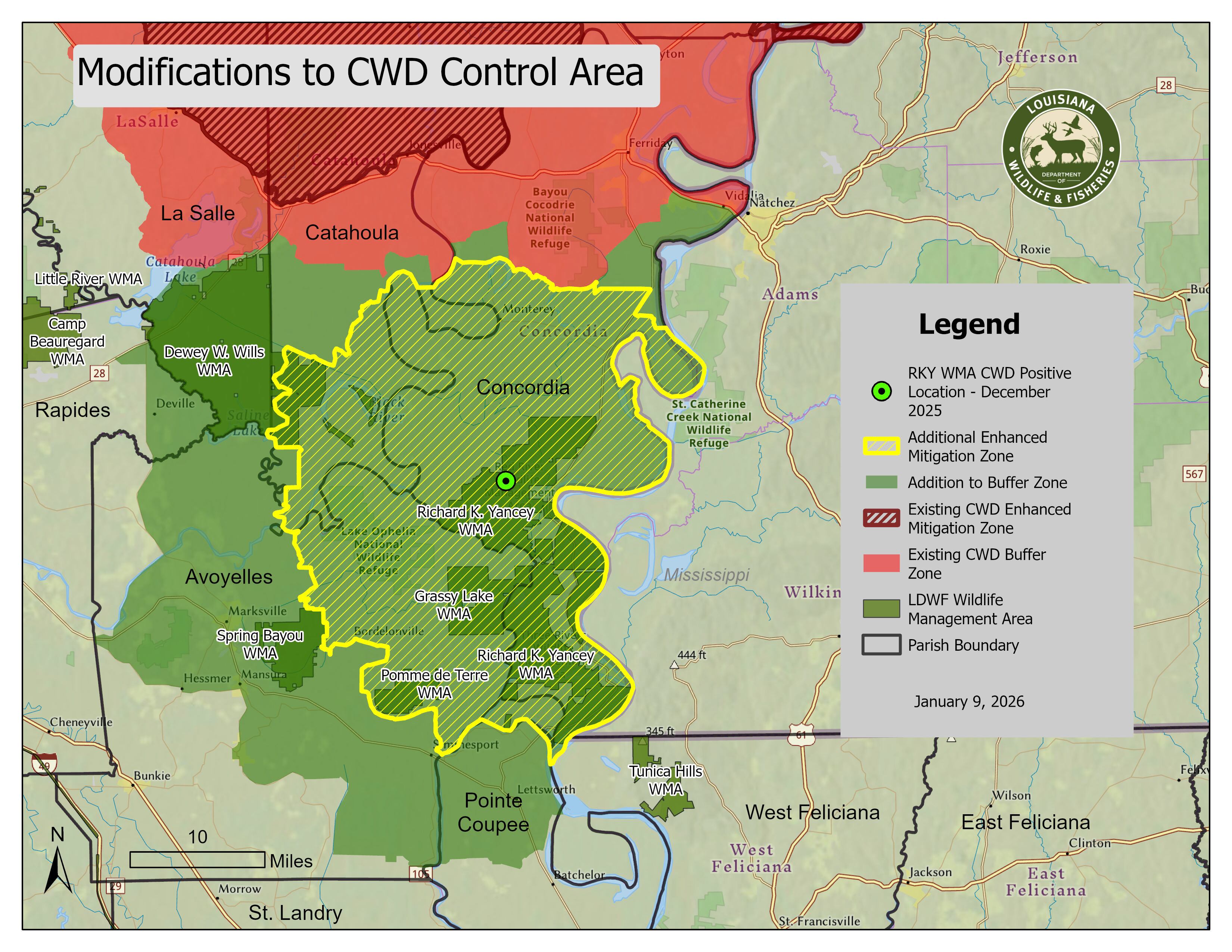 LDWF issues declaration of emergency following CWD detection in ...