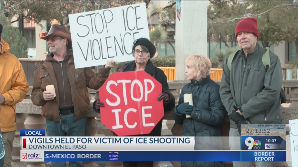 EP holds vigil, protest for woman killed by ICE
