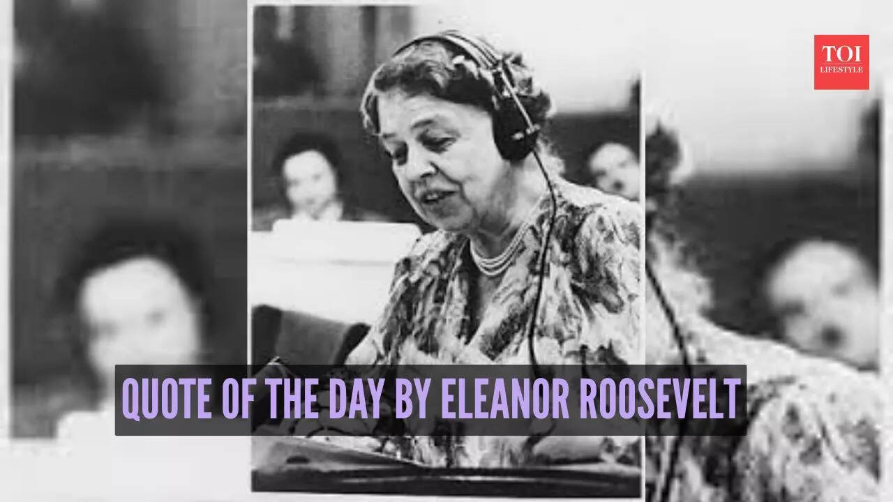 Quote of the day by Eleanor Roosevelt: “Courage is more exhilarating ...