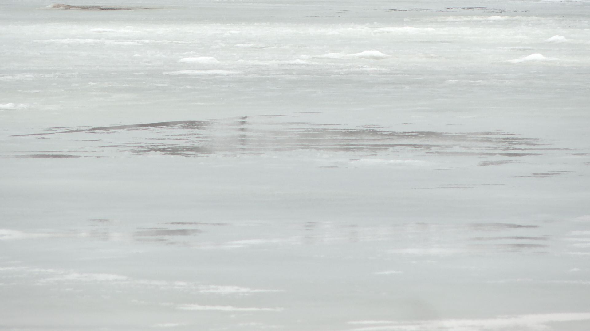 Ice conditions are impacted by recent rain and above-freezing temperatures