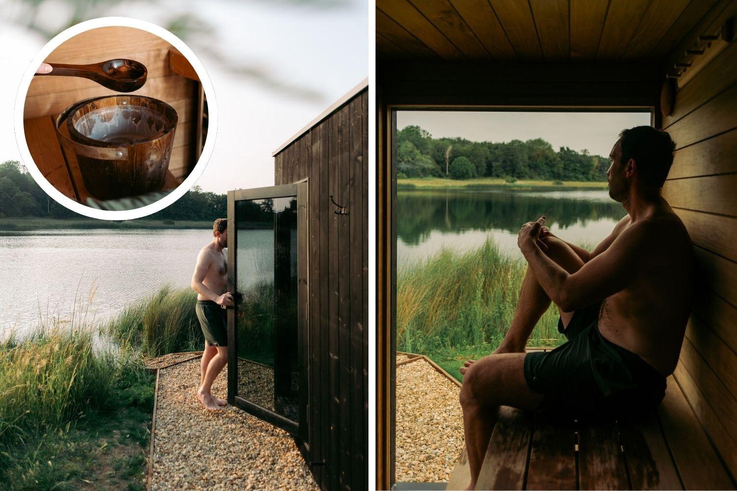 In pictures: Lakeside sauna with stunning views opens for public use ...
