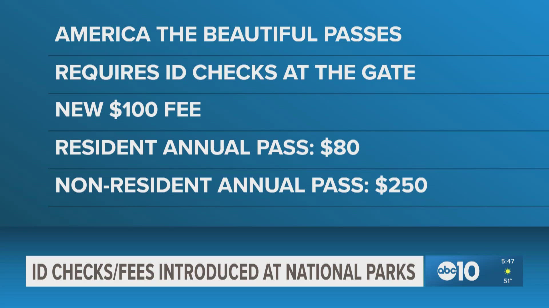Non-US visitors face higher costs at some national parks