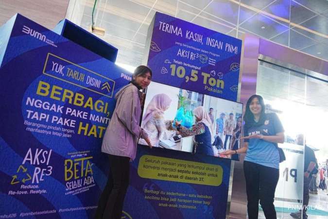 Program RE3 Milik PNM, Dari 10 Ton Pakaian Jadi Rezeki Banyak Ibu-Ibu