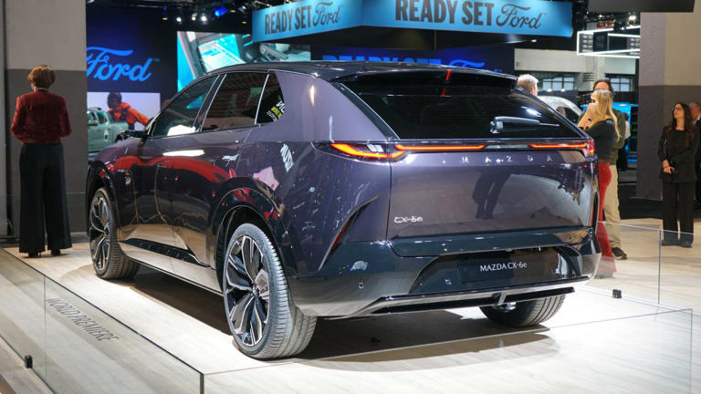 Mazda CX-6e crossover debuts for Europe: Big on the outside, slim within